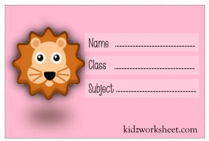 Name stickers for your toddlers